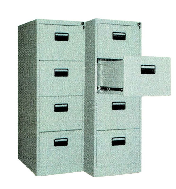 Filing Cabinet 4 laci, bahan plat, powder coating