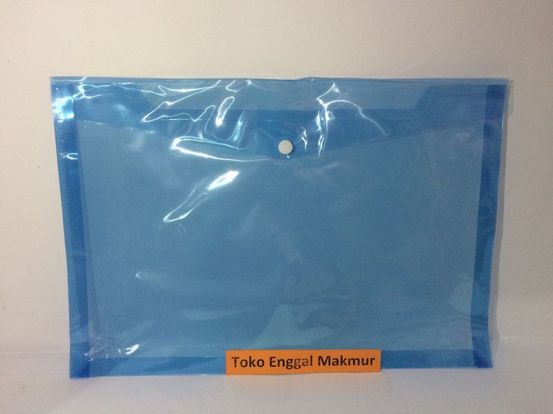 Bag File Plastik /Stopmap Plastik Kancing R & R