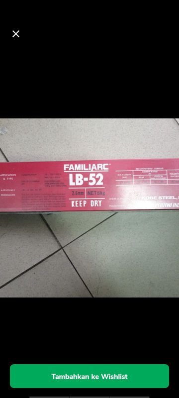 Elektroda LB-52U E7018 2,6