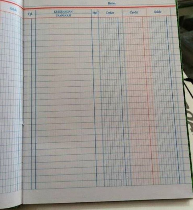 buku kas 3 kolom