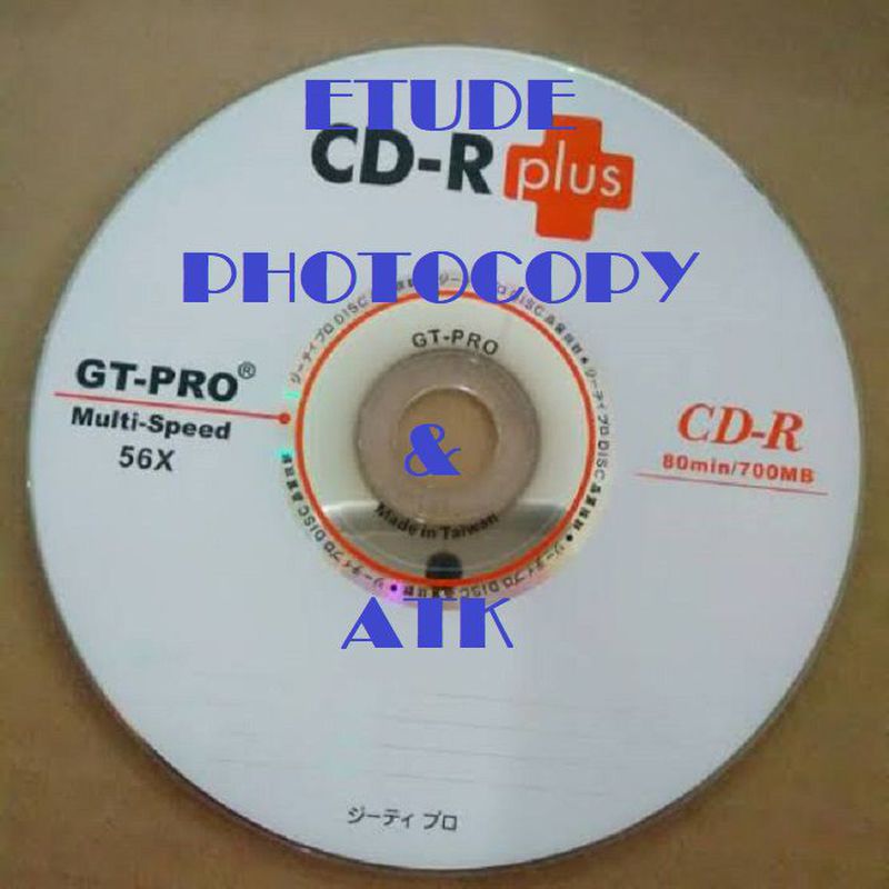 CD R dan RW Plus Gt-Pro - CD R