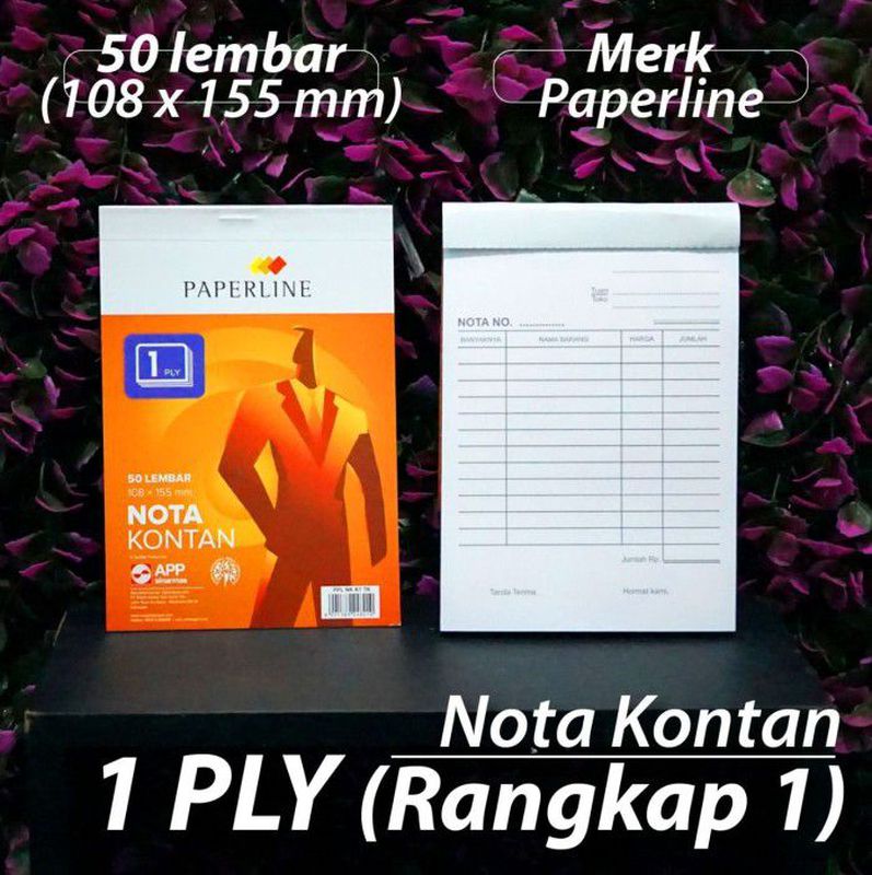 Nota Kontan 1 Ply 108 x 155 mm Paperline
