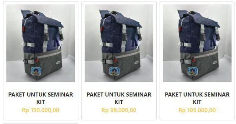 Paket untuk Seminar Kit (berbagai macam pilihan harga)