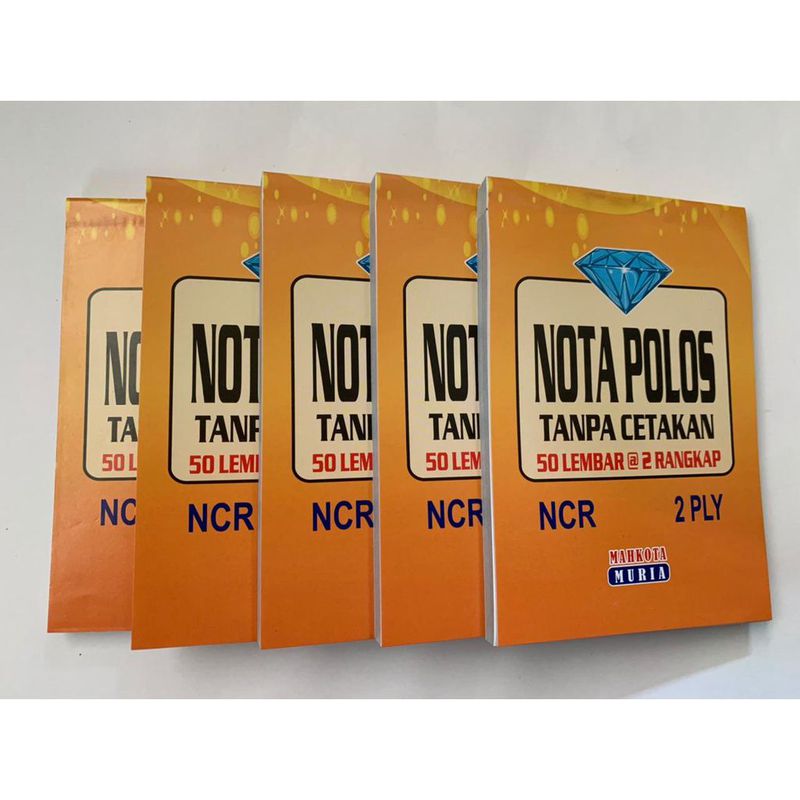 [PCS] NOTA KONTAN KECIL 2 PLY PAPERLINE / NCR 2 PLY / NOTA 2 PLY