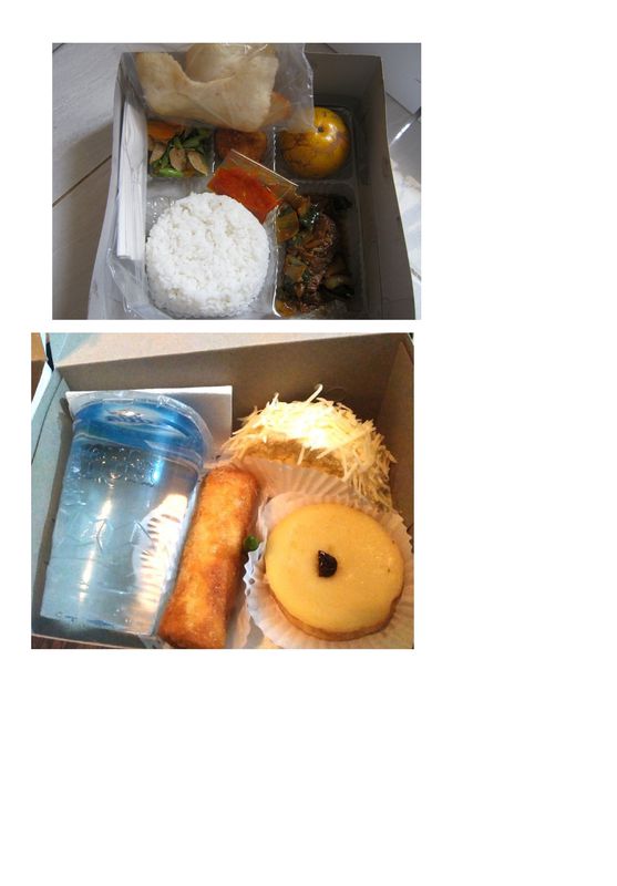 Nasi dan Snack Box Tipe 1