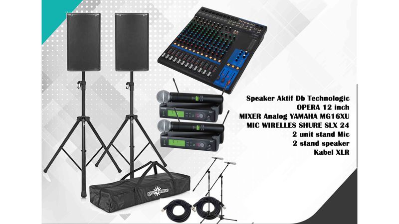 Paket Sewa Sound System 1000 Watt