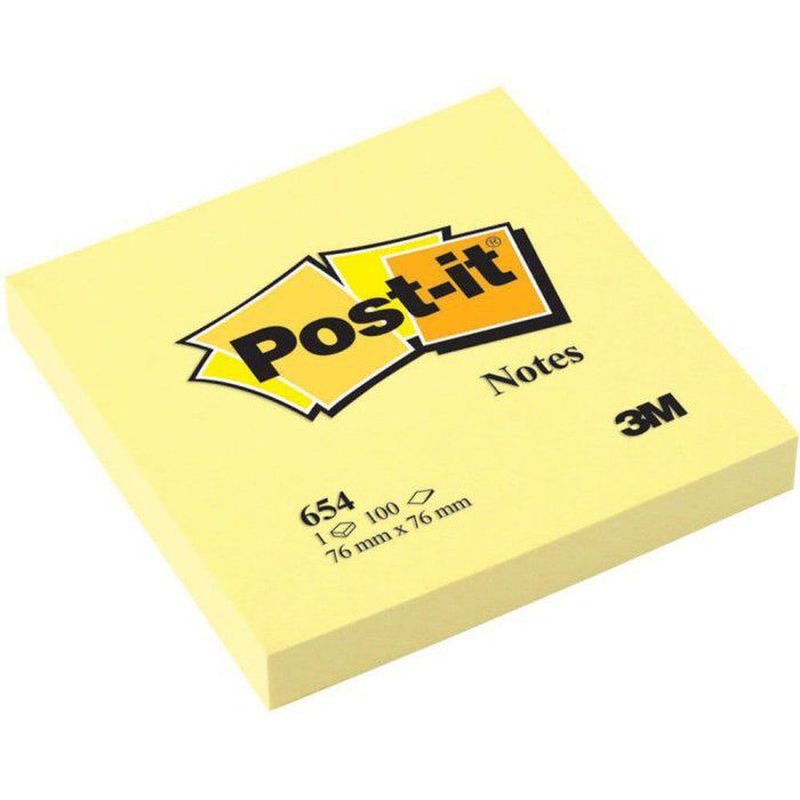 Post It Kuning 654 3M