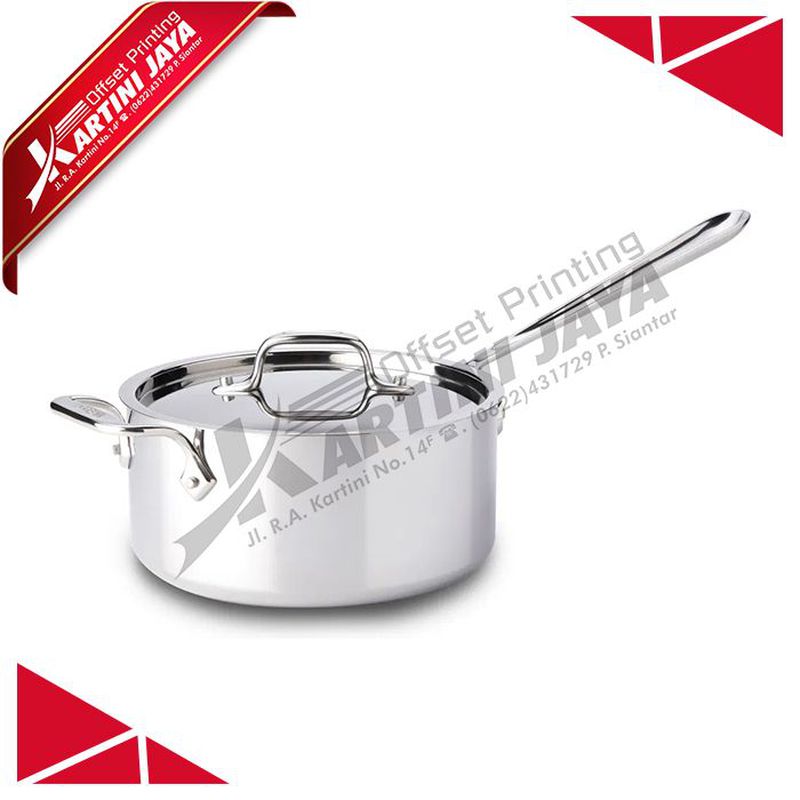 PANCI SAUCEPAN STAINLESS TUTUP KACA KECIL 1418