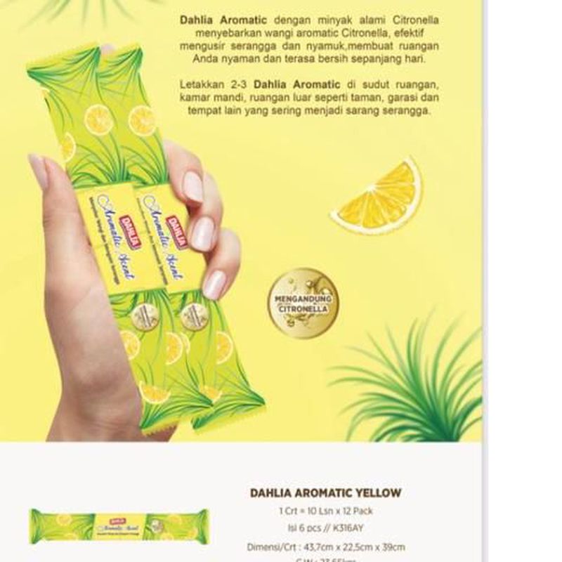 Kamper Pengharum WC Dahlia K-316 Blok