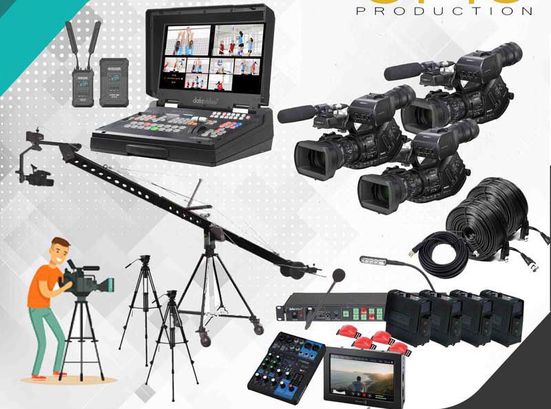 Paket Multicam 3 Camera Sony PMWX3,Jimmy Jib 9m,Mixer Datavideo HS1200