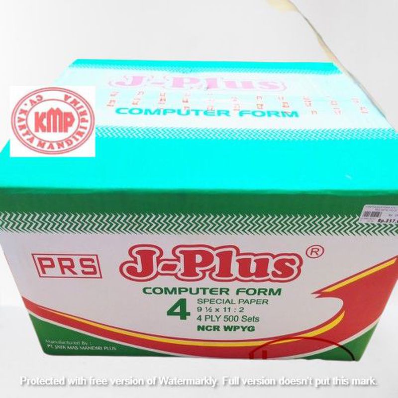 Kertas NCR 4 ply PRS Merk J Plus
