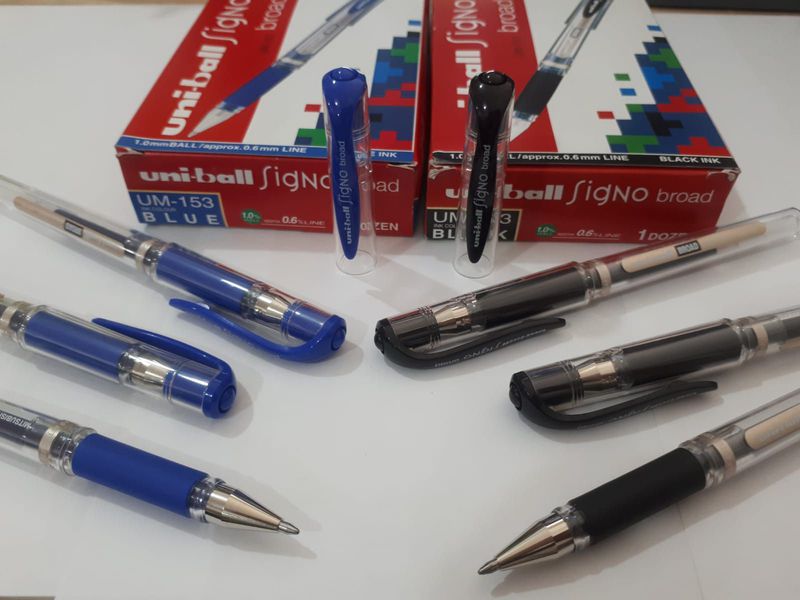 Pena (Signo/Tinta Tebal) - Biru