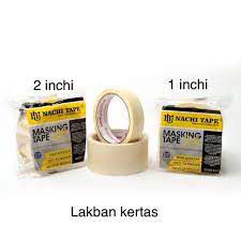 Lakban Kertas (Masking Tape) Besar 5cm - Nachi