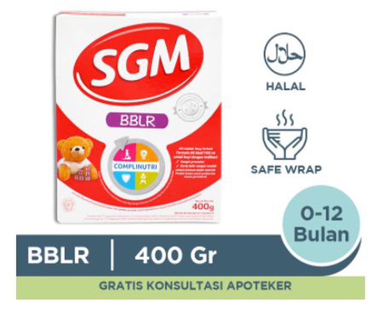 SGM BBLR Susu Formula Bayi Prematur dan Berat Lahir Rendah 400 Gr