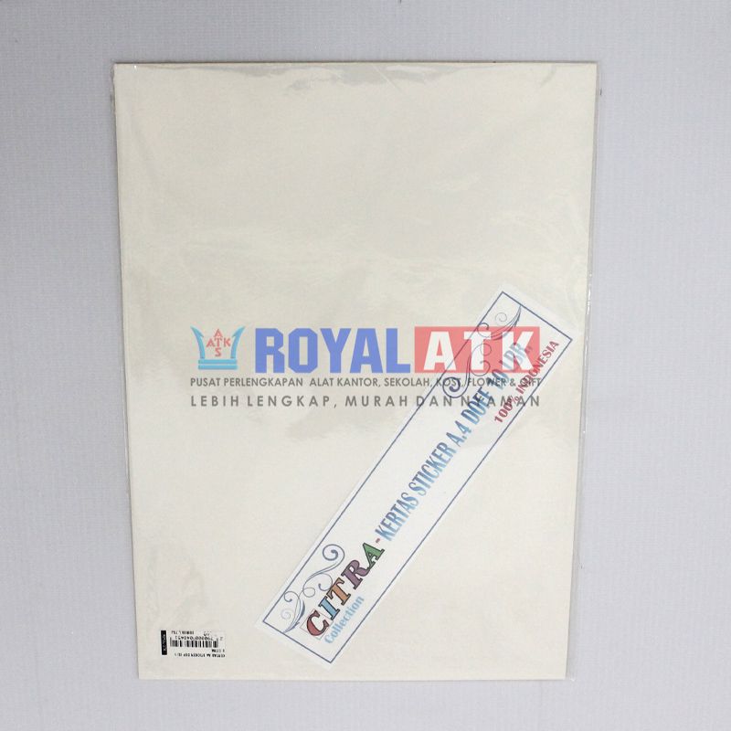 KERTAS A4 STICKER DOP ISI 10 CITRA 2790000048451