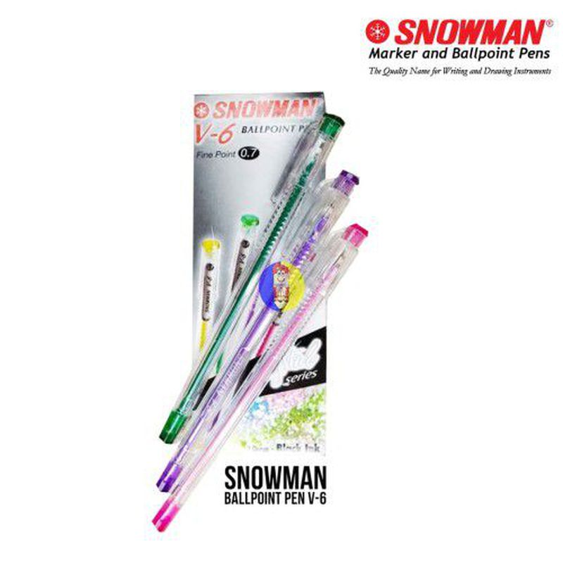 Ballpoint Snowman V6