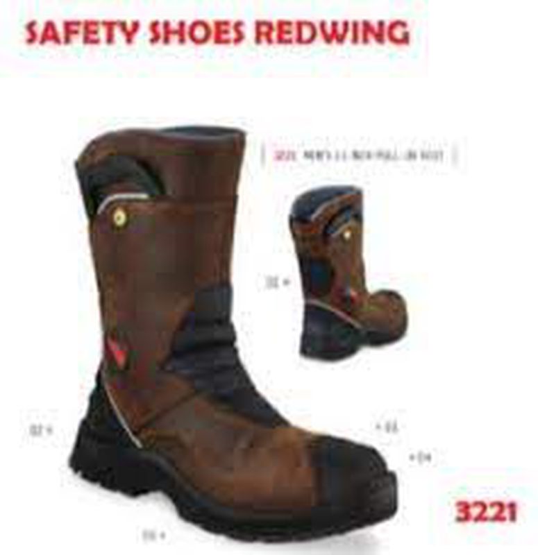 Sepatu Safety 3221 RED WING PETROKING LT MEN'S 11 -INCH PULL-ON BOOT