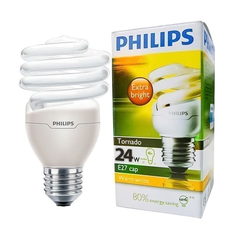 LAMPU SL SPIRAL / TORNADO 24 WATT