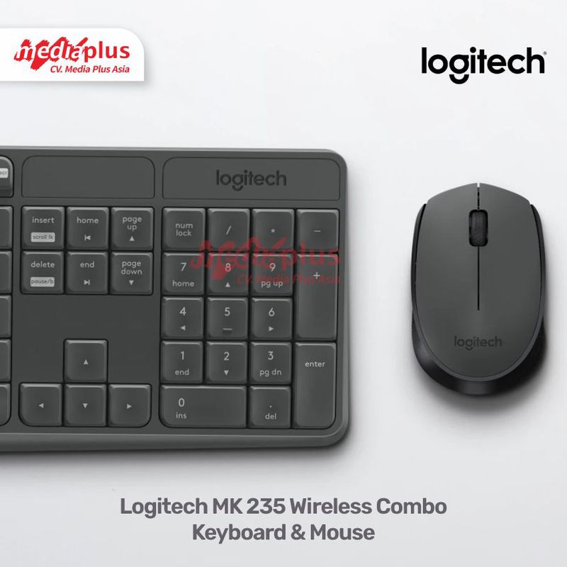 Paket Logitech MK235 Media Combo Mouse & Keyboard