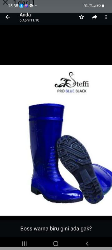 Sepatu Boot Merk Steffi