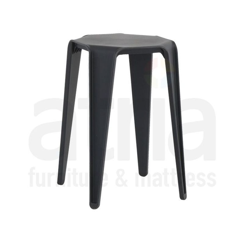 Atria Kursi Stool Shine - Hitam