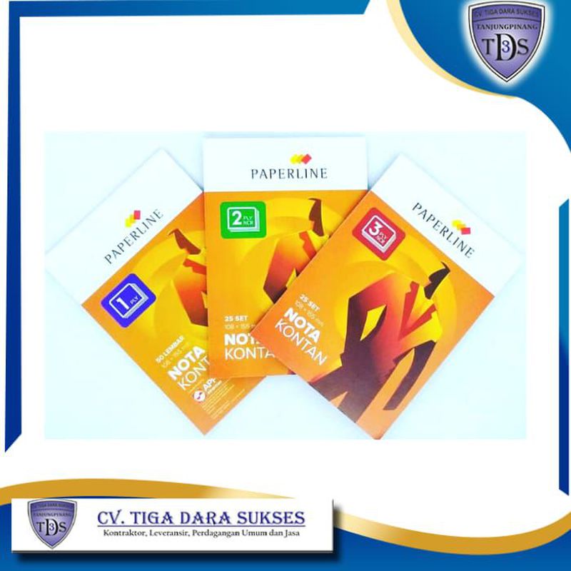 Paperline Nota Kontan Ply NCR Kecil - 2 PLY NCR