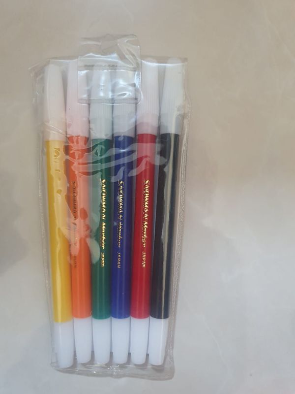 Spidol 6 warna