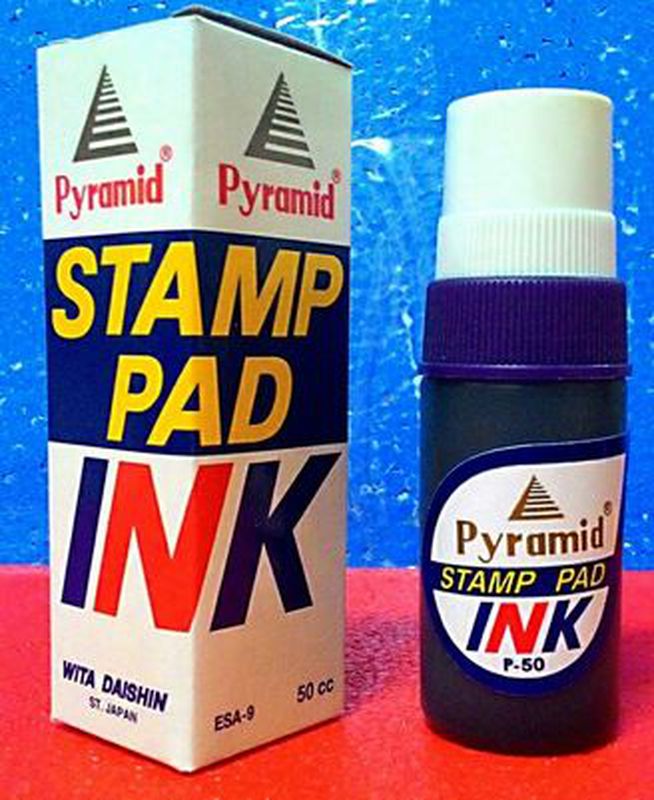 Pyramid Stamp Pad Refill Ink Warna Ungu | Tinta Stempel Pyramid