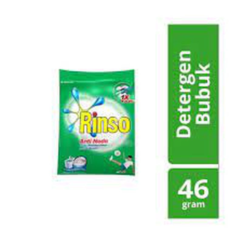 SABUN CUCI/DETERJEN RINSO BUBUK SACHET RENCENG 46GR