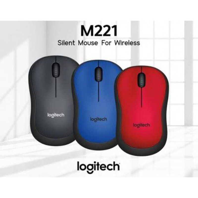 Logitech M221 Silent Cordless Mouse Wireless Logitech M221 Silent Cordless Mouse Wireless
