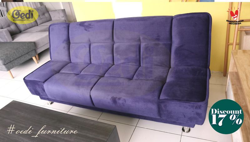 Sofa Bed - Biru Tua