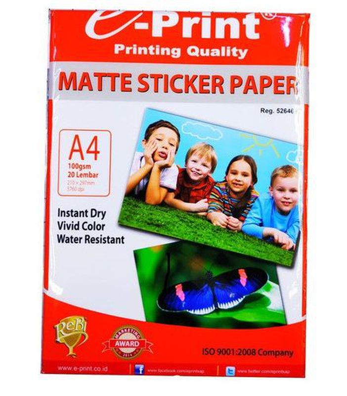 Kertas Foto A4 Doff Matte Inkjet