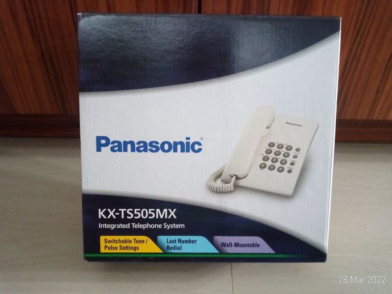 Pesawat Telpon Panasonic KX-TS505MX - Abu-Abu