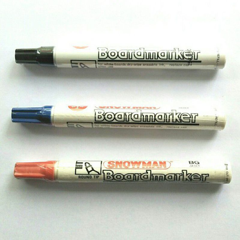 SNOWMAN BOARD MARKER - Hitam