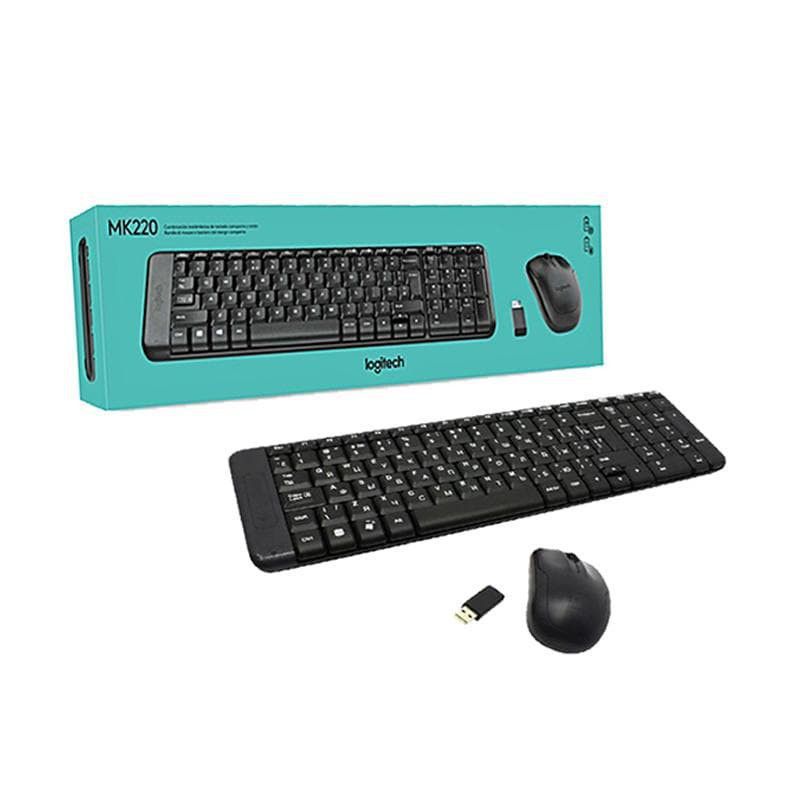 Keyboard Mouse LOGITECH Wireless Combo MK220