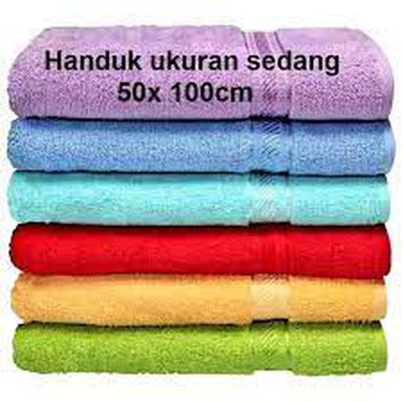 HANDUK MERAH PUTIH Uk.50x100CM