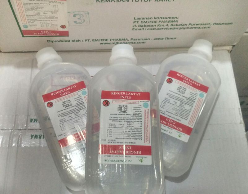 Ringer Laktat / RL 500 ml EMJEBE Pharma