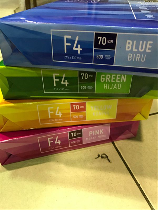 Kertas HVS F4 All Colour