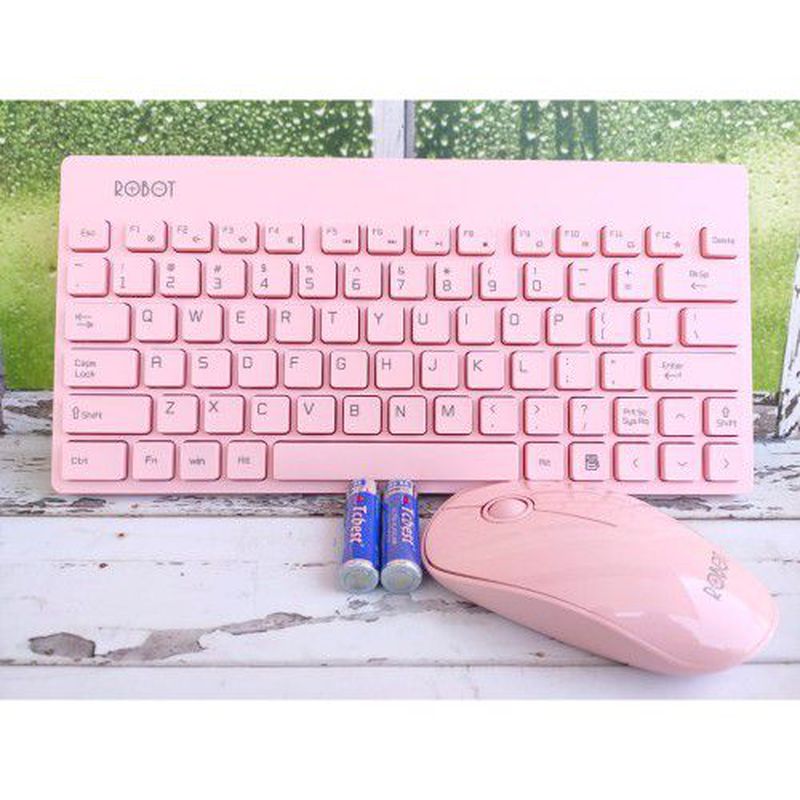Keyboard & Mouse Mini Wireless ROBOT KM3000