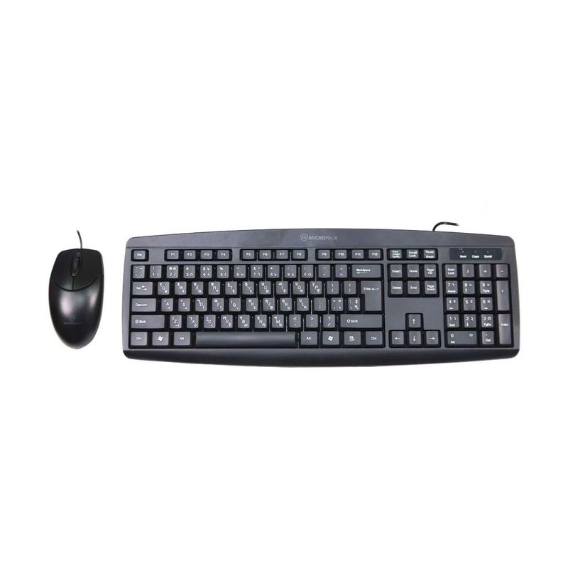 Micropack Keyboard Mouse Combo KM-2003 Wired Elegant USB