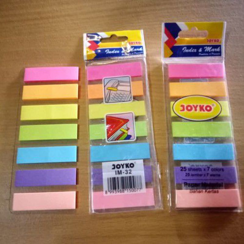 Post it Ukuran 25 sheet, 7 colour