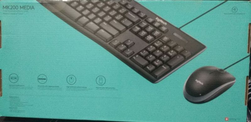 Keyboard Mouse Logitech MK 200