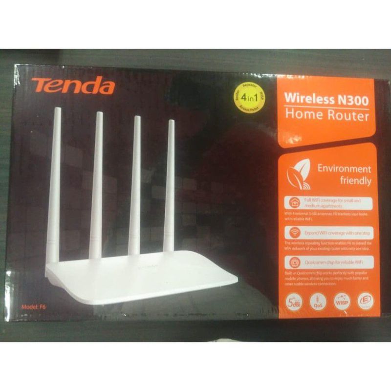 Tenda F6 Router Wireless N300 Easy Setup Router