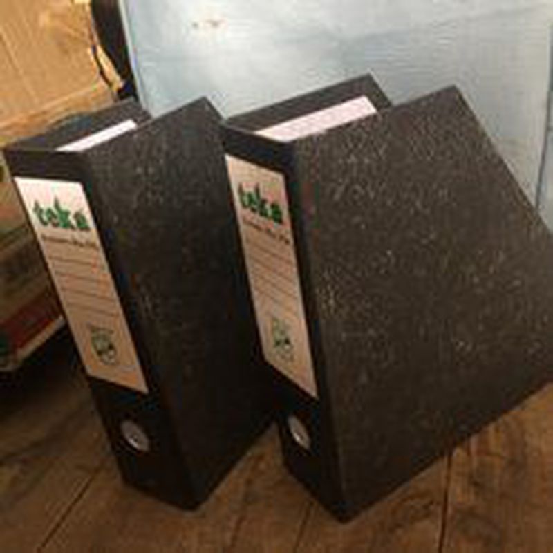 BOX FILE KERTAS TEKA