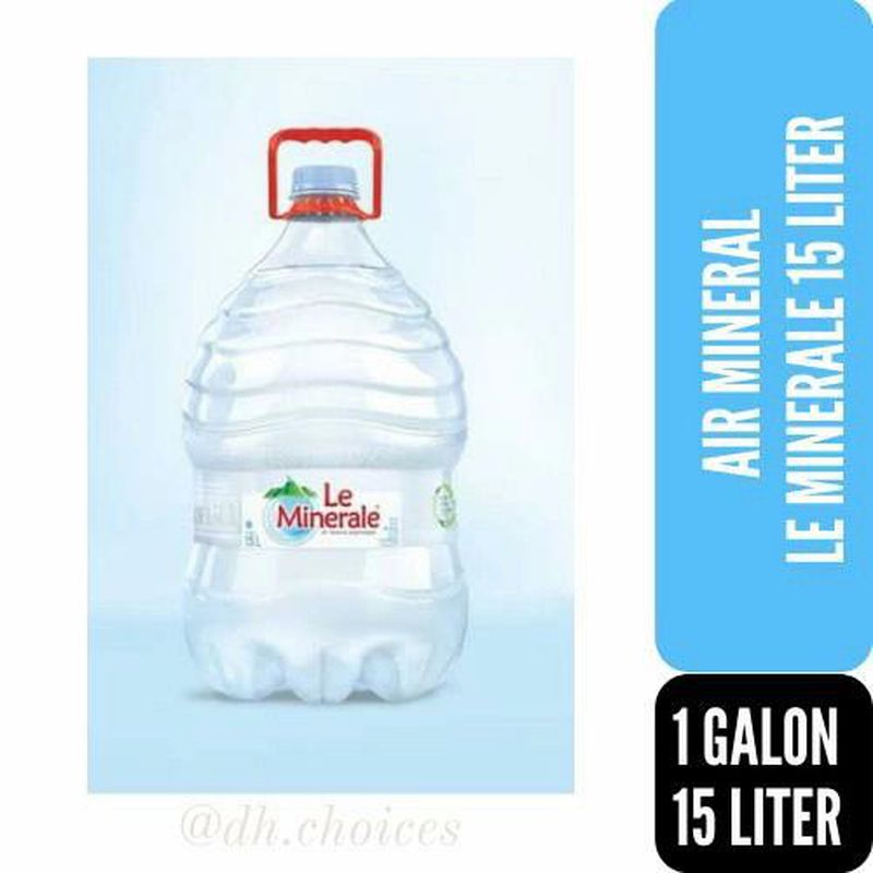 Air Mineral Le Mineral Galon 15 Liter