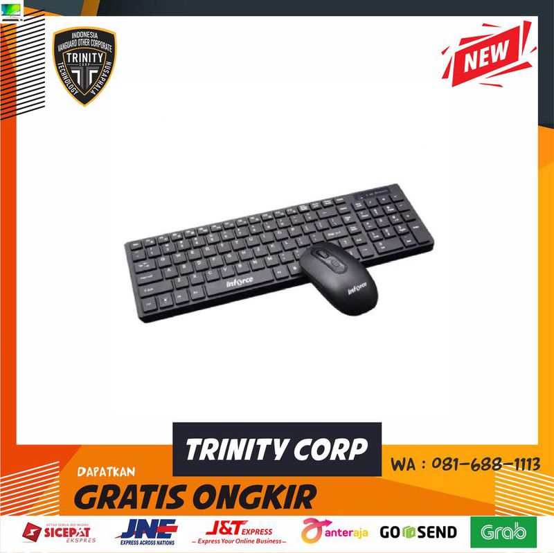 MOUSE KEYBOARD WIRELESS COMBO INFORCE KM1919 1919