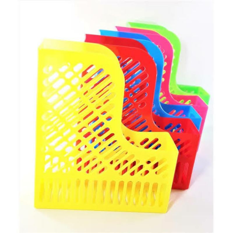 Box File Keranjang Plastik Warna