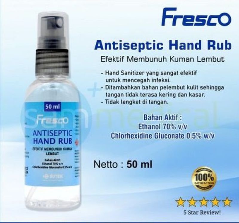 Antiseptic Hand Rub - Hand Sanitizer 50 ml