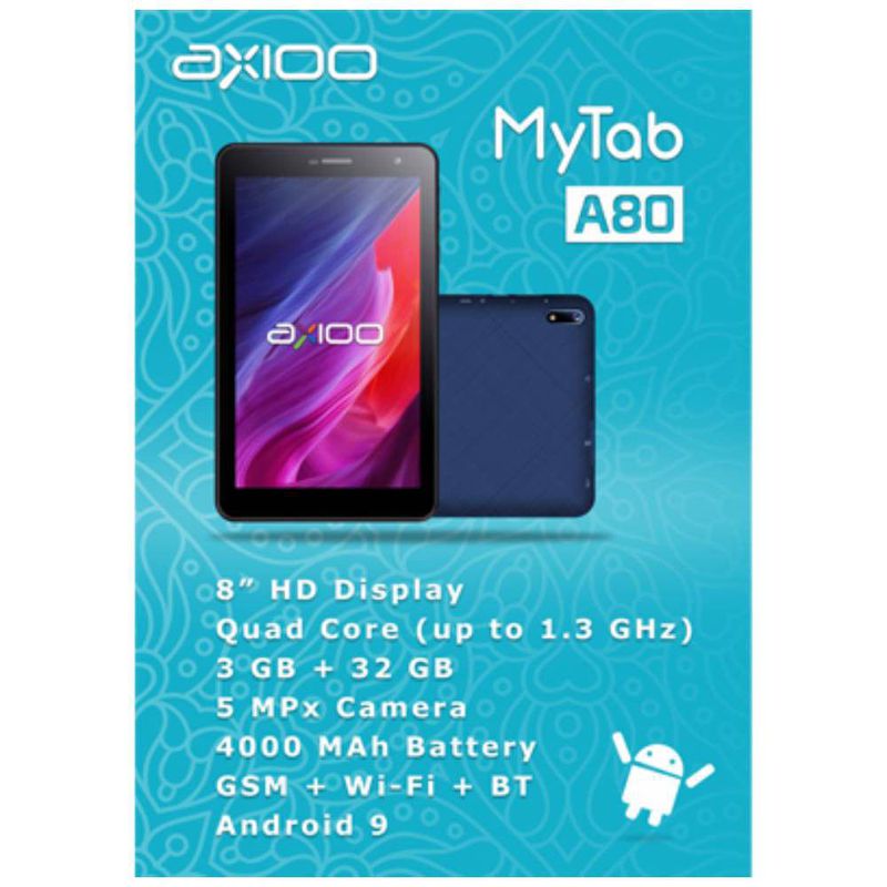 AXIOO MyTab A80 Tablet - [3GB/32GB]