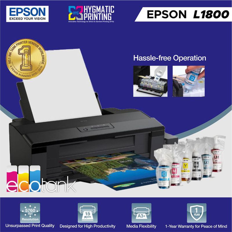 Printer EPSON L1800 A3+ Photo ink tank